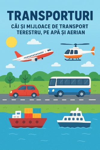 Transporturi: Căi și mijloace de transport terestru, pe apă și aerian